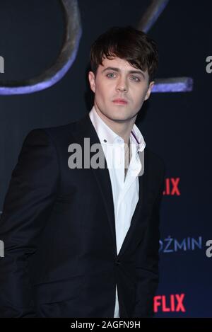 Warsaw, PL. 18th December, 2019. Joey Batey attends Polish premiere of ...