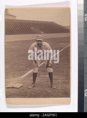A photograph of Joe Mulvey, a baseball player, shown in a portrait ...