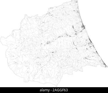 Teramo province map Stock Vector Image & Art - Alamy