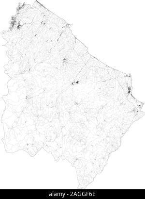 Chieti province map Stock Vector Image & Art - Alamy