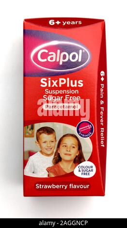 Calpol for children 6 years and over and adults Stock Photo - Alamy