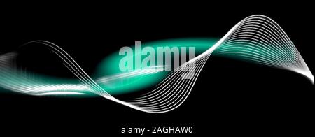 Flux effect wave. Dynamic motion energy. Design template illustration ...