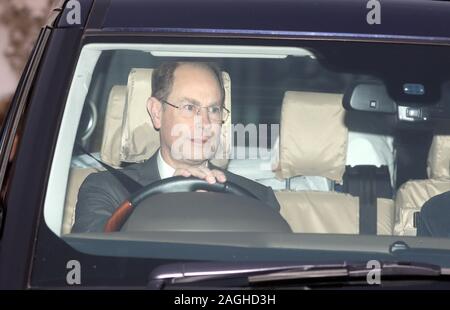 Pic shows: Royals leave after lunch at Buckingham Palace today 18/12.19 ...