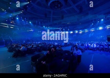 Businessman in the auditorium, Conference Hall, successful startup ...