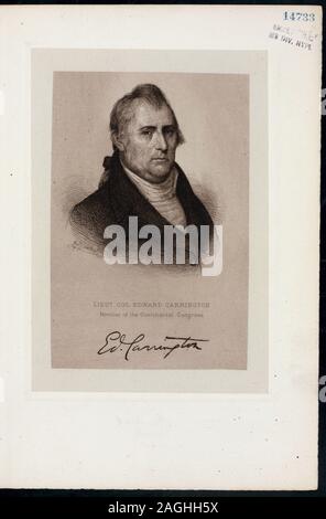 Lieutenant Colonel Edward Carrington was a military officer, possibly ...