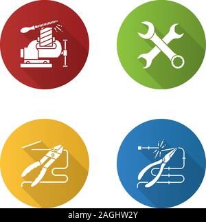 combination vice glyph icon vector illustration Stock Vector Image ...