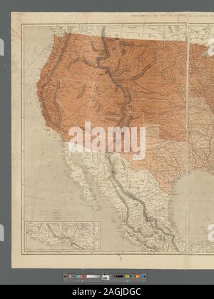 Mexico, Relief Map With State Boundaries Stock Photo - Alamy