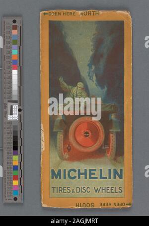 Michelin touring map of the United States: Philadelphia. 1910 Stock ...