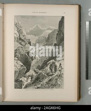 Mukmas, the ancient Michmash, in the Wady [Wadi] Suweinit [es-Suweinit ...