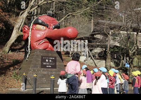 Tengu Statue of Mt Stock Photo - Alamy