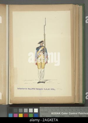 Netherlands dutch holland soldier, 1752-1795 [part 9].; Netherlands ...