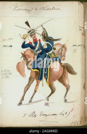 Netherlands dutch holland soldier, 1842-44.; Netherlands dutch holland ...
