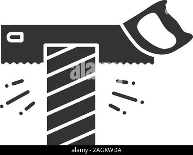 Tenon saw cutting wooden plank linear icon. Thin line illustration ...