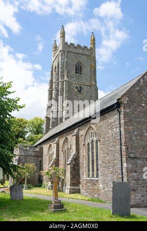 Churchyard of St Mary Magdalene parish church built in 13th century ...