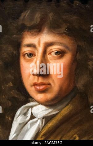 Portrait of Samuel Pepys (1633-1703) an administrator of the navy of ...