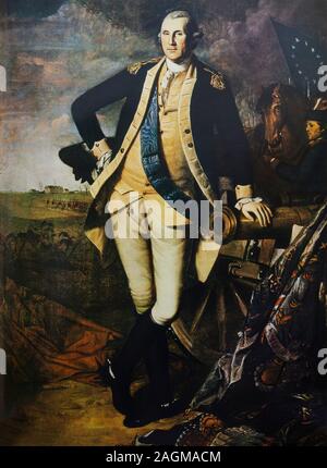 George Washington at the Battle of Princeton by Charles Willson Peale ...