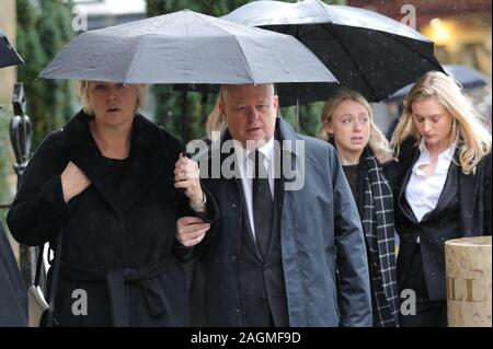 (centre) Jack Merritt's parents Anne and David, and girlfriend Leanne O ...