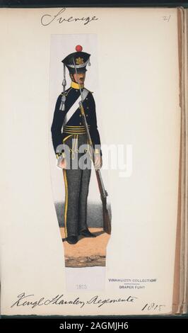Norway and Sweden soldier, 1815.; Norway and Sweden soldier, 1815 Stock ...