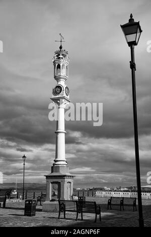 Customs House Clock, Greenock, Scotland, United Kingdom Stock Photo - Alamy