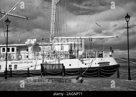 Tenacious sailing ship, Greenock, Inverclyde, Scotland, United Kingdom ...