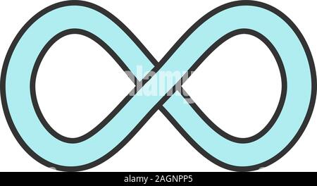 Cartoon Symbol of Infinity - Mathematical Infinity Concept - Drawing ...