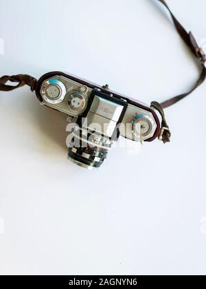 1960 Wirgin Edixa Reflex Flex vintage SLR Camera and Case Stock Photo ...