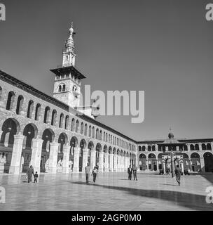 Syria. The internal courtyard at the superlative Omayyad Mosque one of ...
