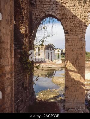 Syria. The famous Roman water wheels at Hama used for lifting water ...