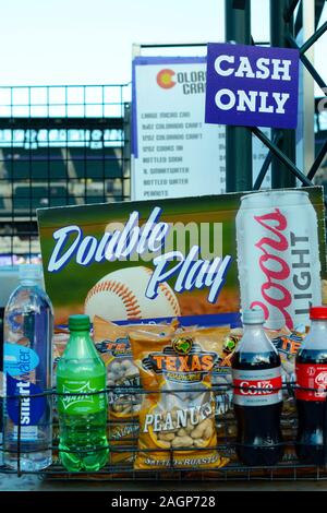 Concession Stand at Minor League Baseball Game Stock Photo - Alamy
