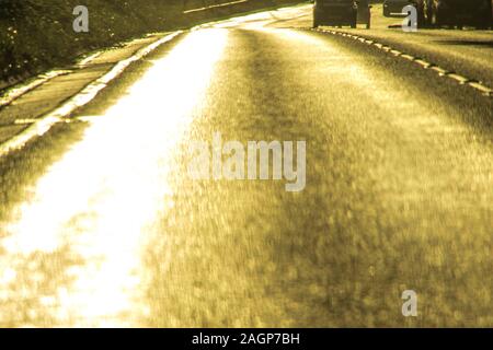 Road Glare is a HUGE issue at this time of year with the low set sun ...