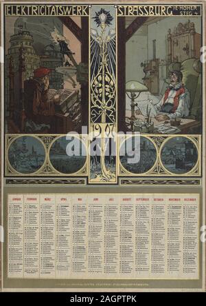 Calendar of year 1907 Stock Photo - Alamy