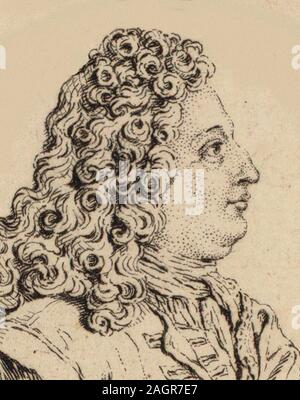 . Portrait of Marin Marais (1656-1728), French composer . 1704. 862 ...