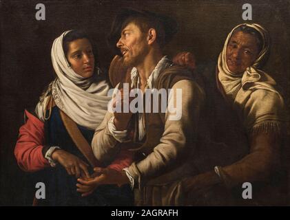 Vouet, Simon - The Fortune Teller Stock Photo - Alamy