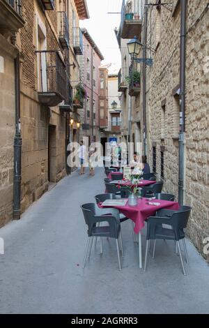 Village street. Laguardia, Álava, Basque Country, Spain, Europe Stock ...