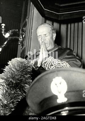 Italian cardinal Alfredo Ottaviani Secretary of the Holy Office, Rome ...