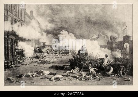 The attack of the Tuileries Palace, French, Palais des Tuileries, was a ...