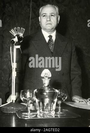Italian politician General Giovanni Messe, Rome, Italy 1950s Stock ...