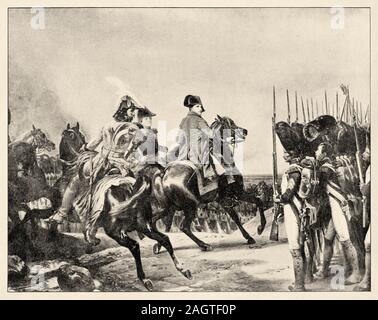 Battle of Jena in 1806, historic battlefield, the French army Stock ...