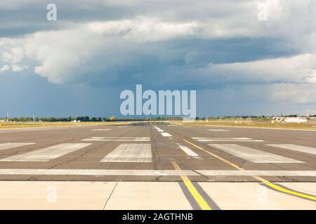 A view of a runway at one of the UK's largest growing airports Stock ...