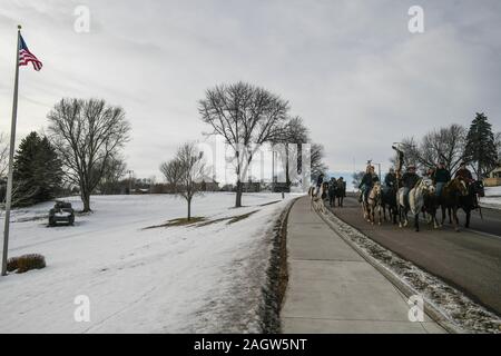 Execution of Sioux Indians in Mankato (Minnesota) on December 26, 1862 ...
