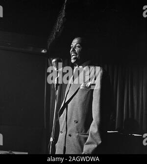 A portrait of jazz singer Billy Eckstine taken in New York between 1946 ...