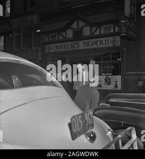 A portrait of jazz musician Bob Haggart at Charlie’s Tavern in New York ...