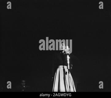 A portrait of jazz singer June Christy, captured in 1947 or 1948 ...