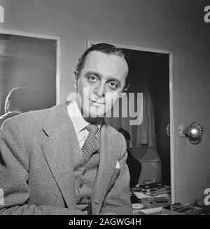 Portrait of Larry Adler at City Center, New York, circa January 1947 ...