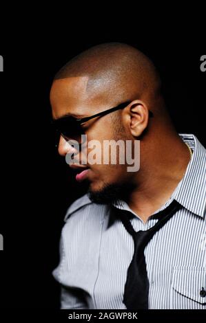 Singer / Actor Marques Houston on set of Marques Houston "Body" music ...