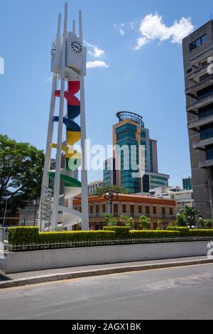 Modern buildings, The Caudan Waterfront, Port Louis town centre ...