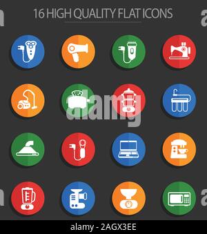 Round coffee pot icon flat vector. Hot espresso. Steam food isolated ...