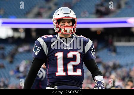 Foxborough, Massachusetts, USA. 21st Dec, 2019. New England Patriots ...