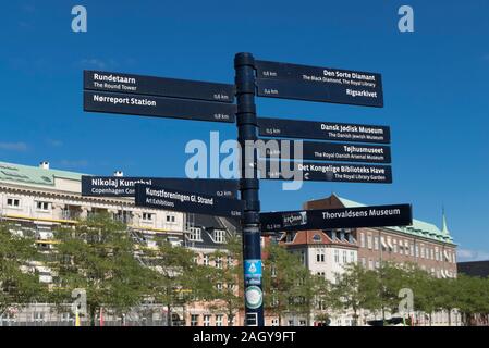 Road signs in Copenhagen, Denmark Stock Photo - Alamy