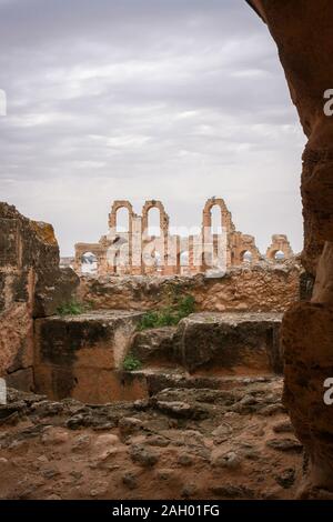 Amphitheatre of El Jem is an oval amphitheatre in the modern-day city ...